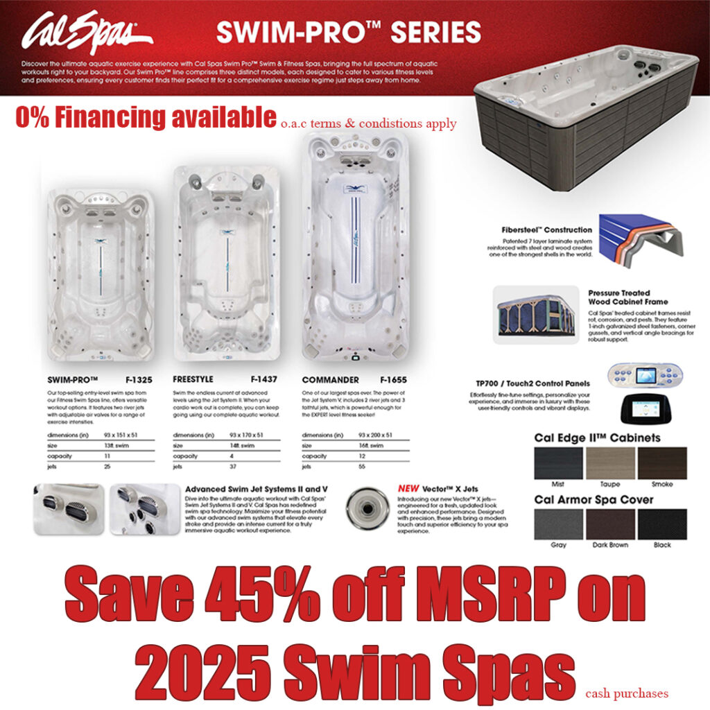 Best Value Swim Spa- Swim Pro by Cal Spas in Kitchener-Waterloo
